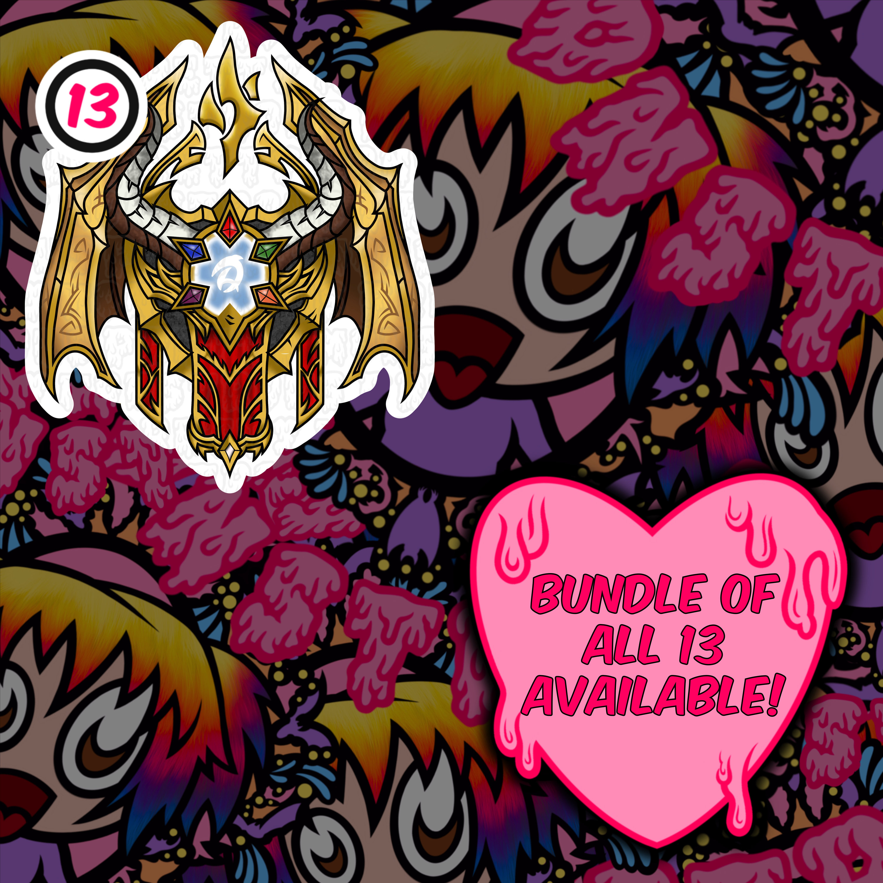 Class Crests Stickers, Water Resistant Stickers - Etsy