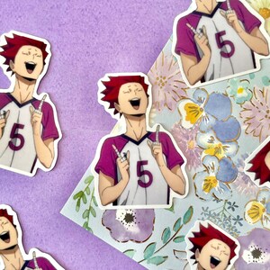 Haikyuu Satori Tendou Dance Vinyl Sticker - Etsy