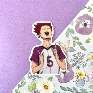 Haikyuu Satori Tendou Dance Vinyl Sticker - Etsy