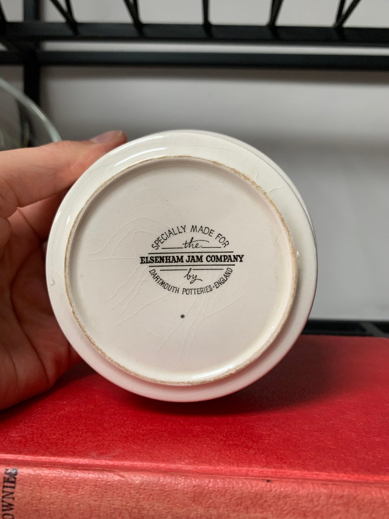 Vintage Elsenham Commemorative Jam Dish Dartmouth Pottery - Etsy