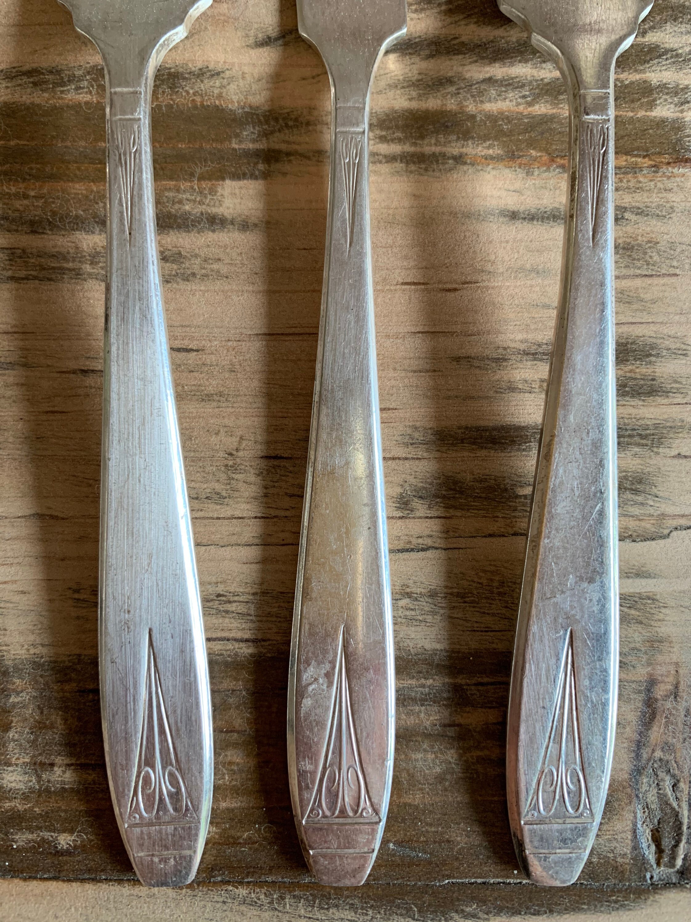 Set of Six Silver Plated Fish Knives and Forks G.Ellis Ltd | Etsy