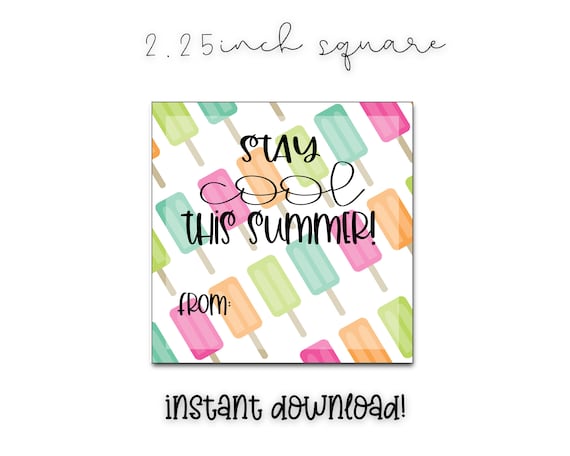 Stay Cool This Summer Printable