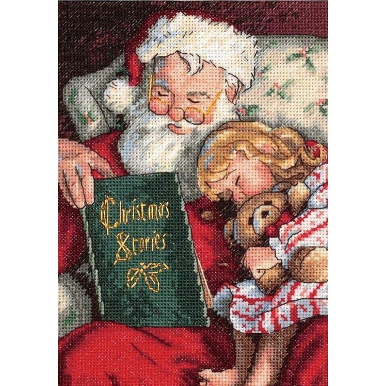 Santa and Me Counted Cross Stitch/pdf File/instant Download/ Digital ...