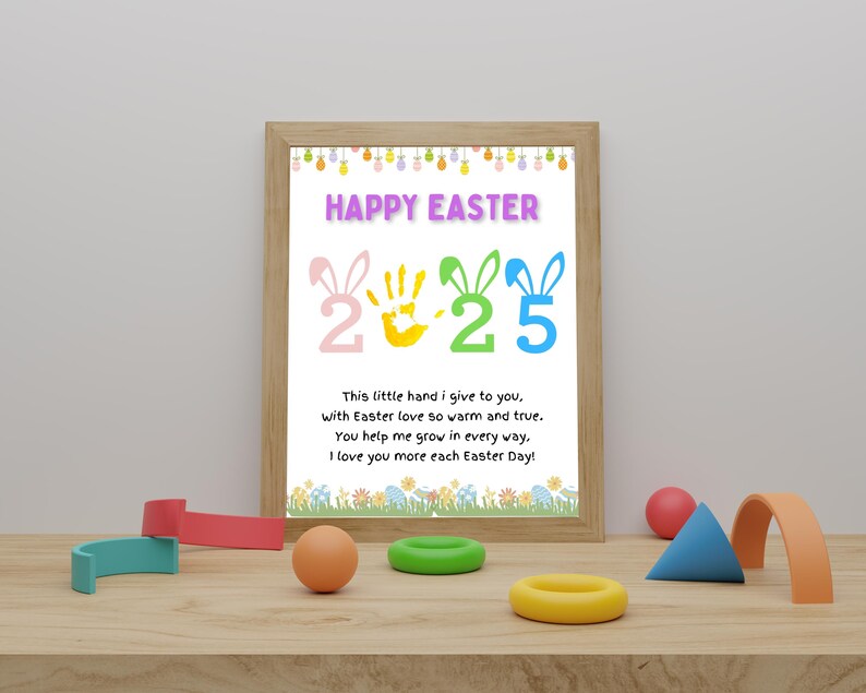 Easter Handprint and Footprint Craft for Kids | Baby’s First Easter ...