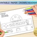 Last Day of Fourth Grade Paper Crown Headband, Printable Graduation ...