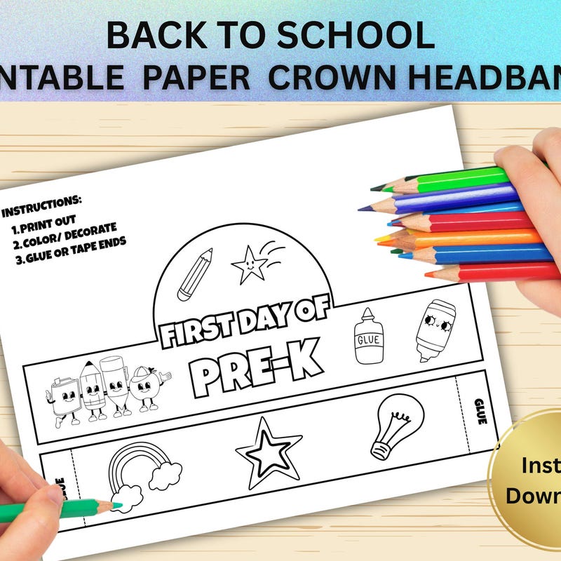 First Day of School Headband - Etsy