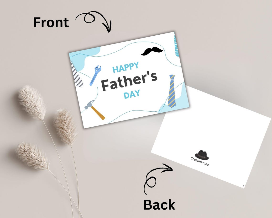 Digital Father’s Day Card | Printable Father’s Day Card | Instant ...