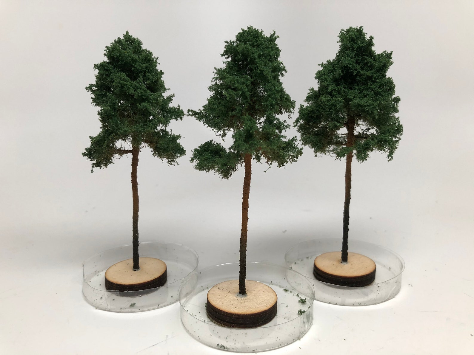 Hand Made Realistic N Scale 3 Young Pine Trees for Train - Etsy