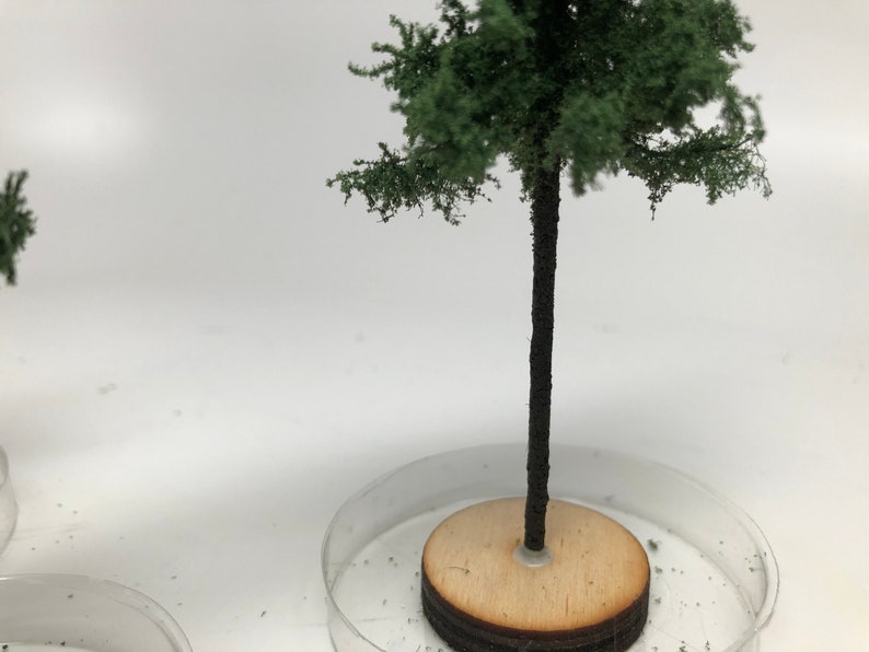 Hand Made Realistic N Scale High Trunk 5 Spruce Trees Train Models 4 ...