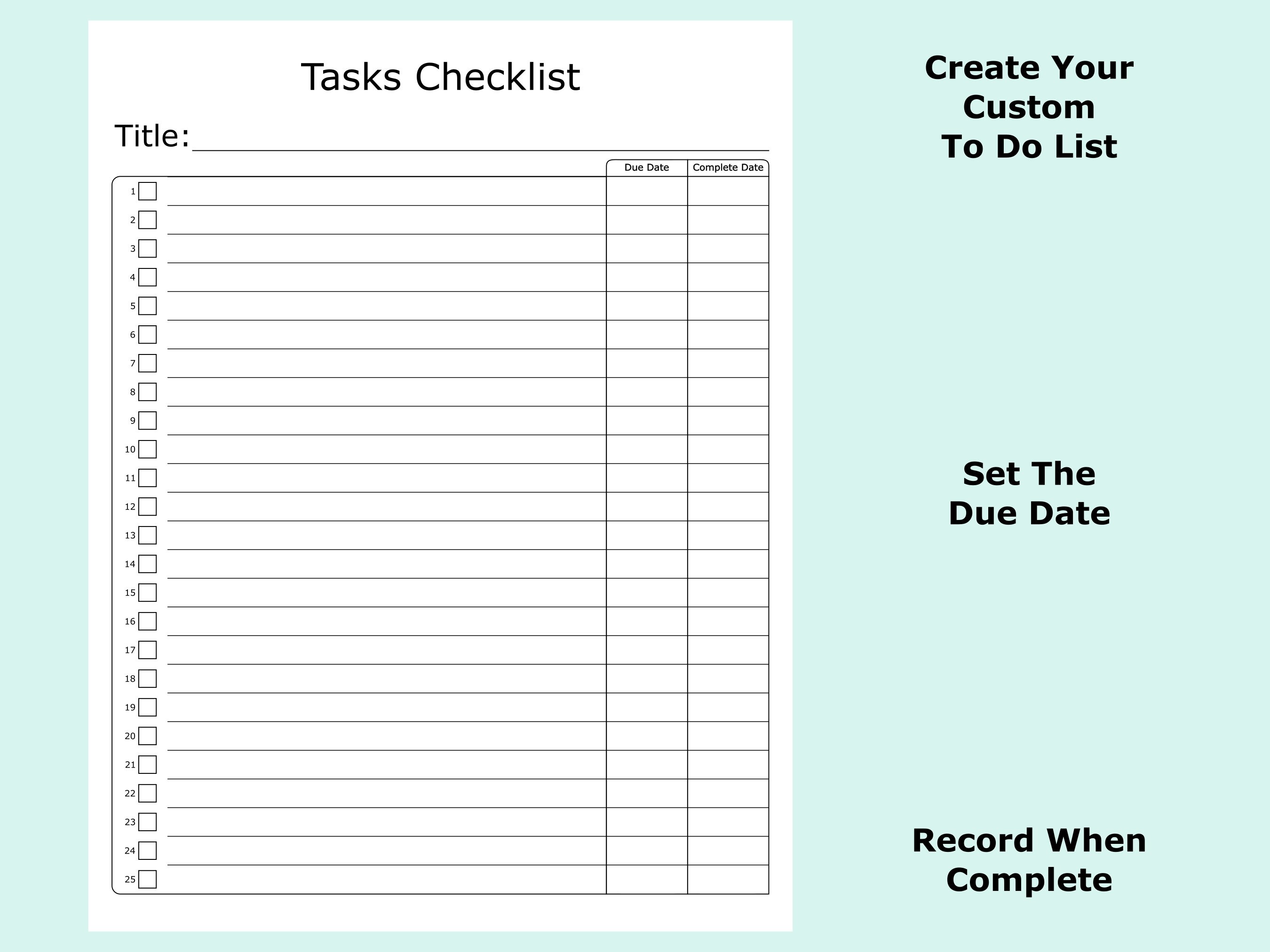 Skylander Printable Checklist