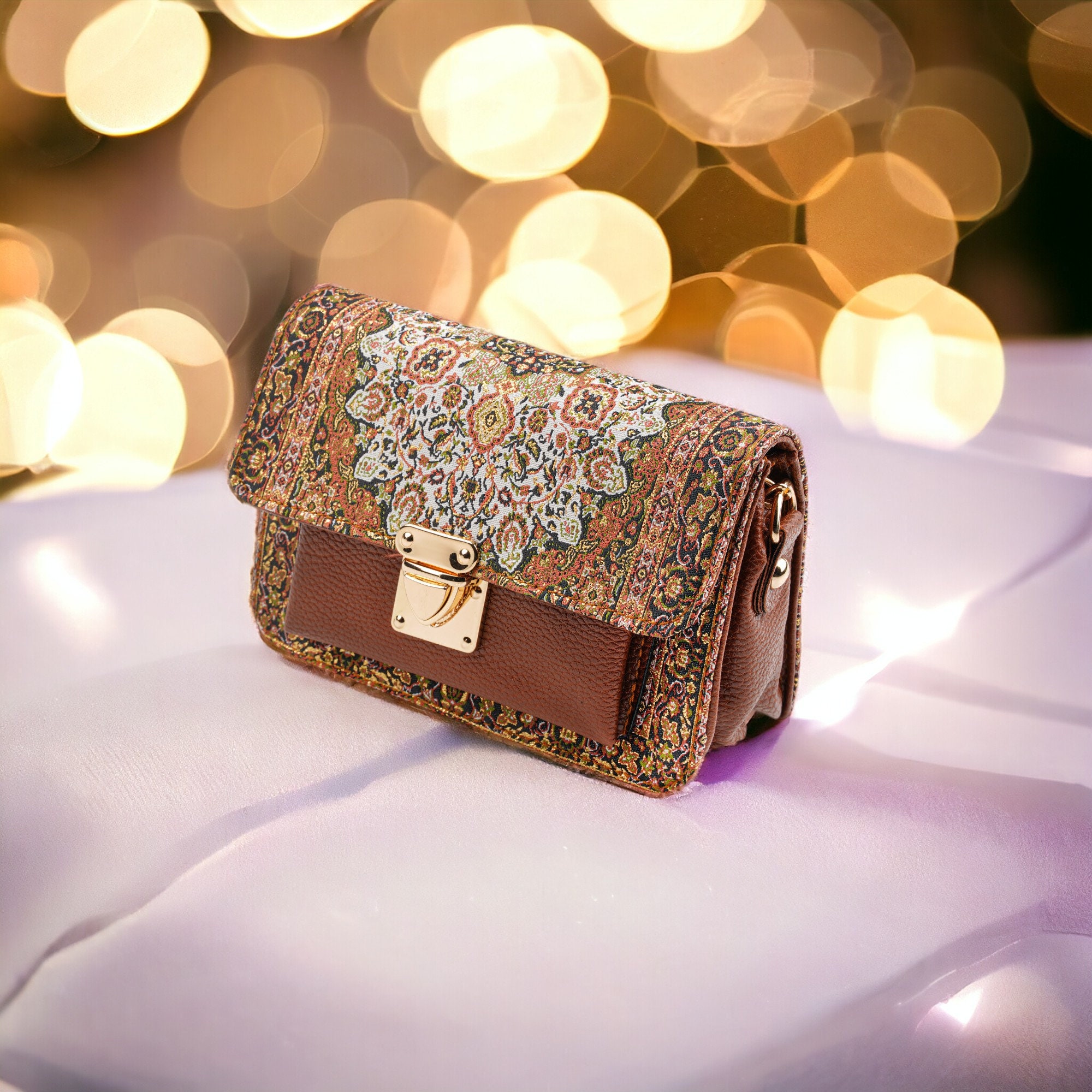 Small Size Ethnic Patterned Tan Color Women Shoulder Bag - Etsy