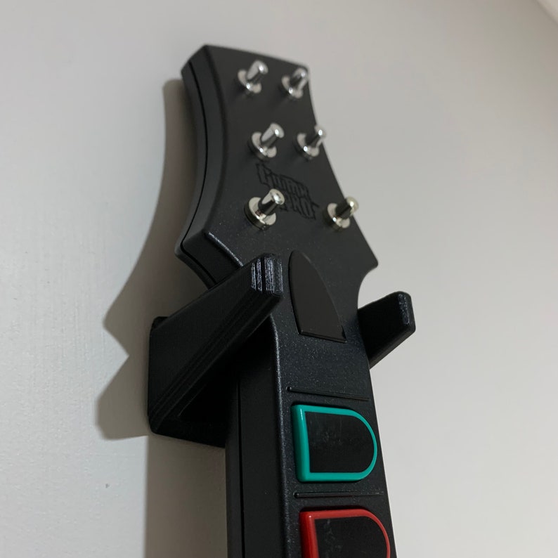 Guitar Hero Controller Wall Hanger | Fits Wii Guitar Hero 5 Controllers ...