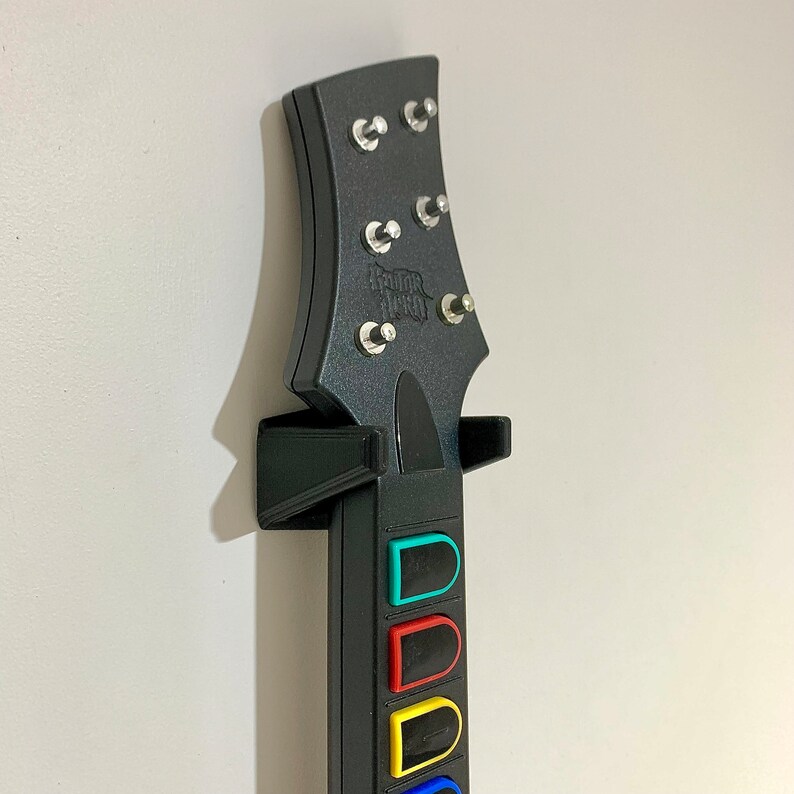 Guitar Hero Controller Wall Hanger | Fits Wii Guitar Hero 5 Controllers ...