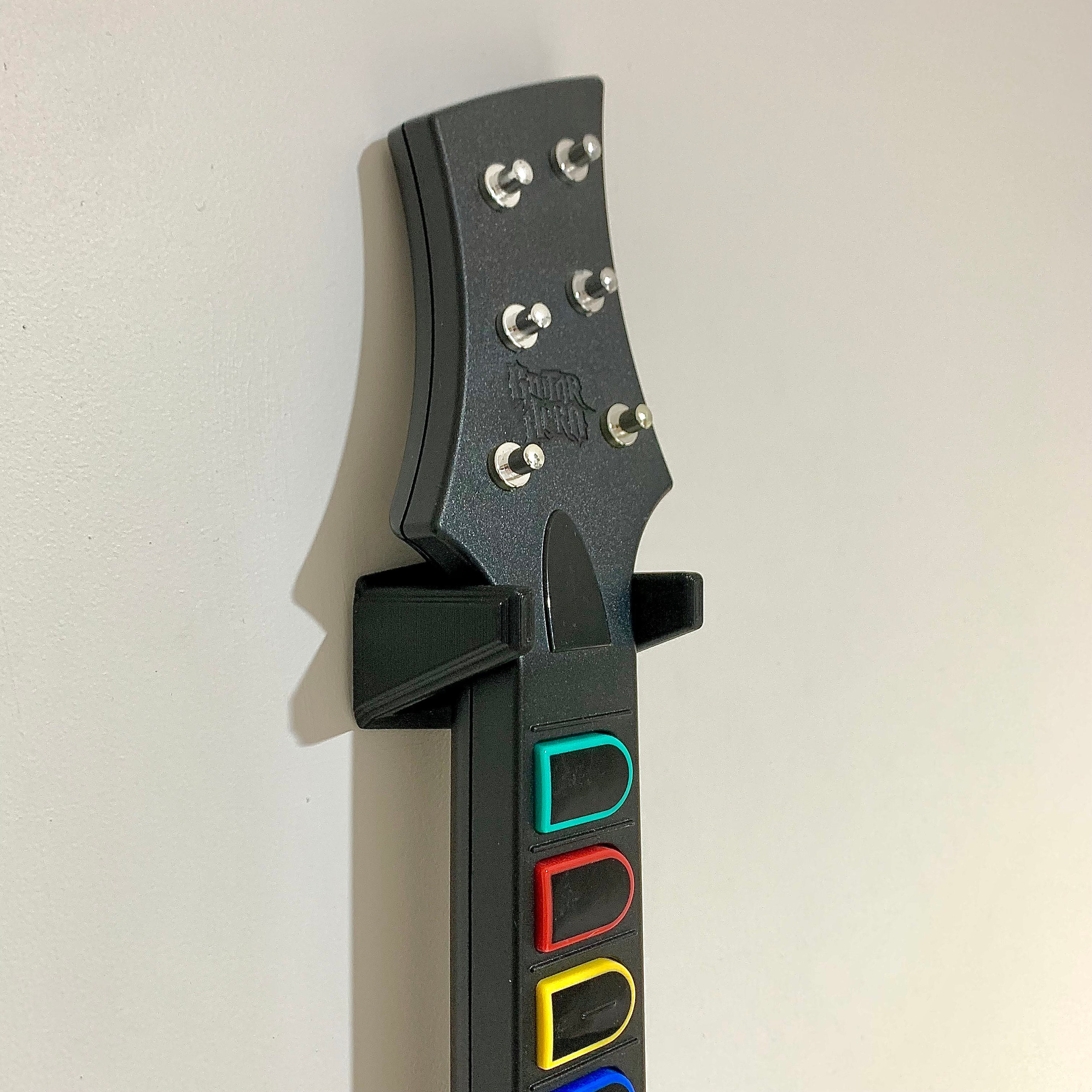 Guitar Hero Controller Wall Hanger | Fits Wii Guitar Hero 5 Controllers ...