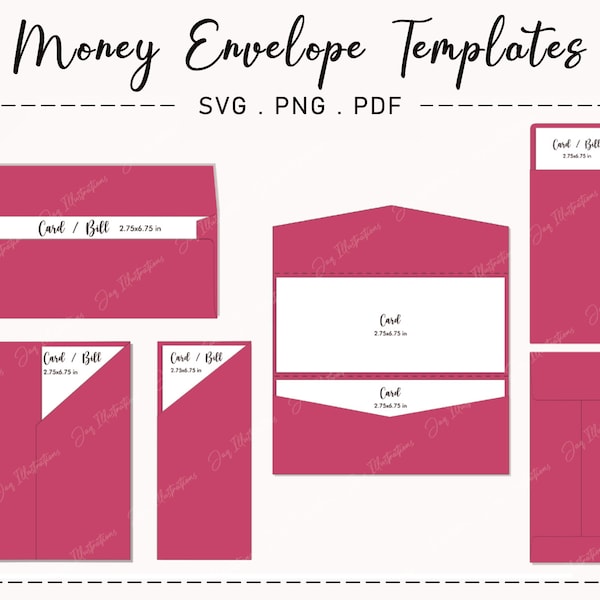 Wedding Money Envelope Template Printable - Etsy