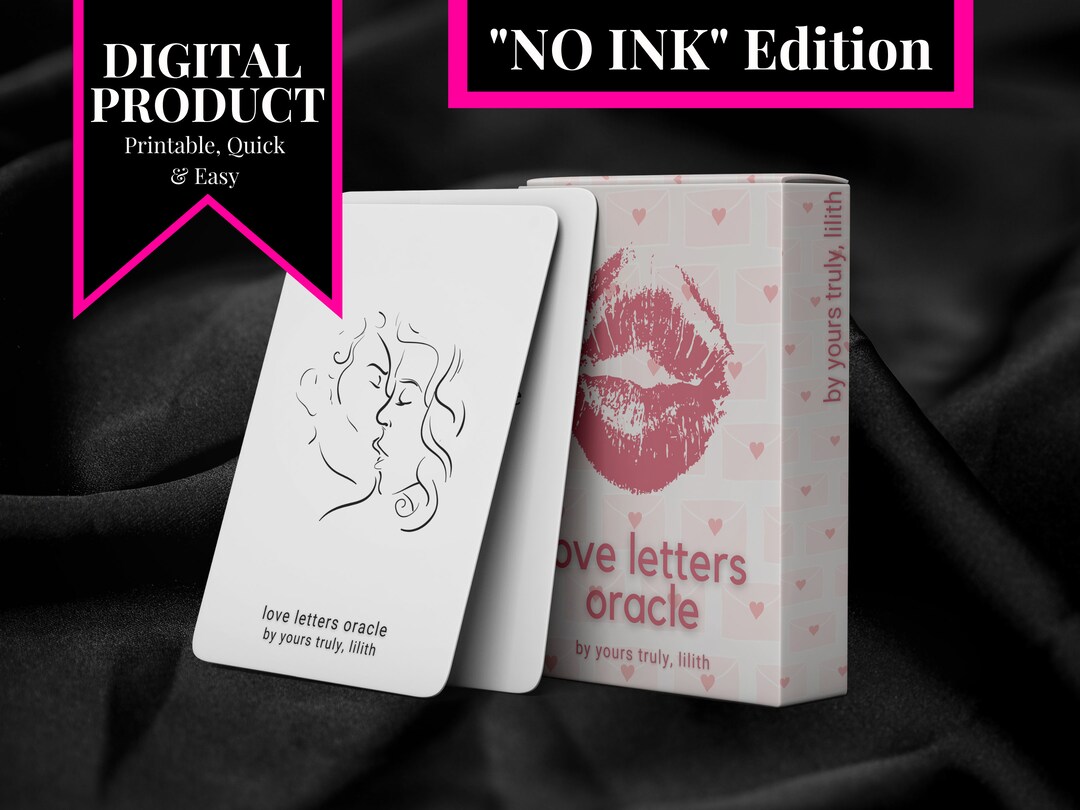 ROMANCE MESSAGES Digital Oracle Deck - Tarot Gift Printable Oracle ...