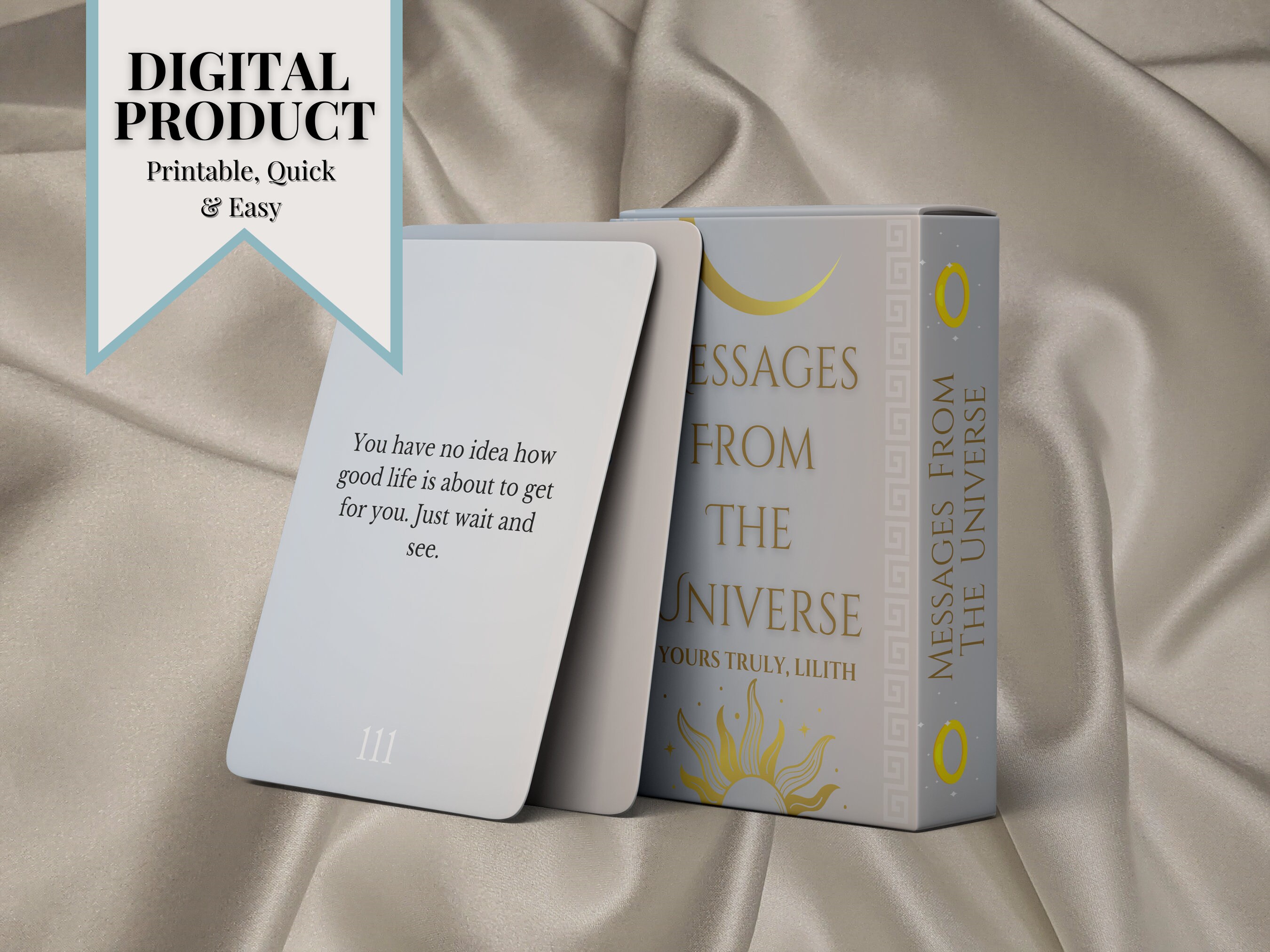 Messages From the Universe Oracle Deck – Printable Guidance Cards ...