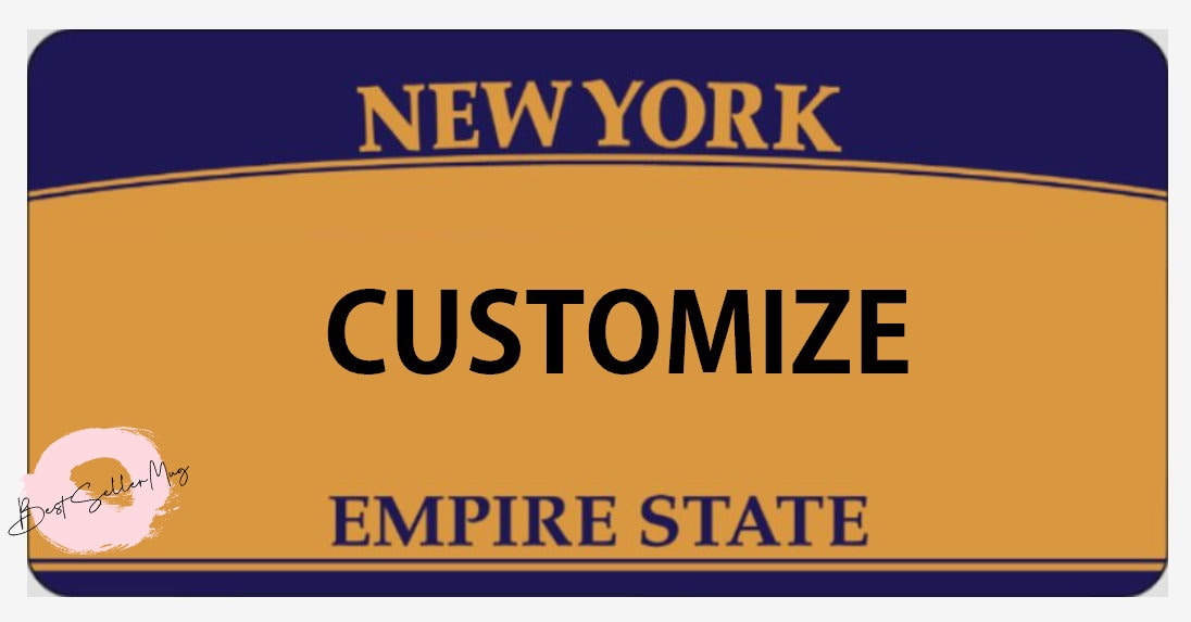 Custom State License Plate Personalized customized Text all - Etsy Custom State License Plate Personalized customized Text all - Etsy