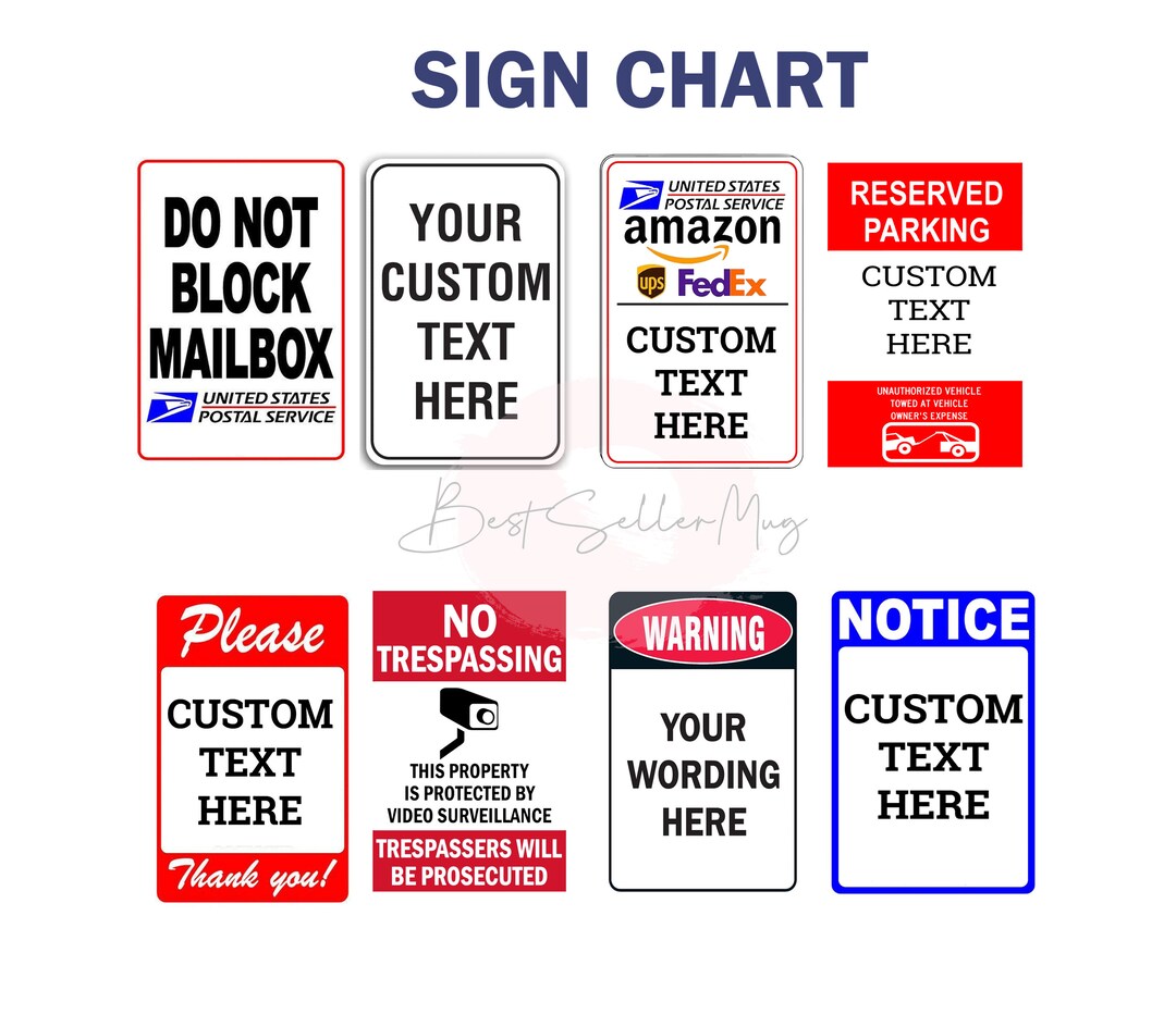 Aluminum Weatherproof and Rustproof Metal Custom Signs | Aluminum Metal ...