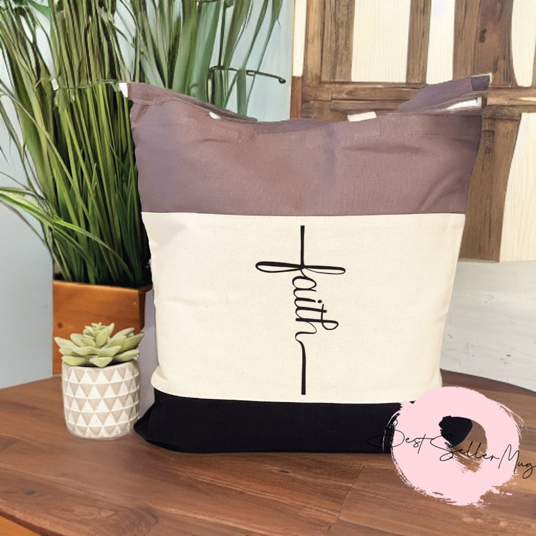 Faith Tote | Faith | Church Bag | Christian Graphic Bag | Christian Bag ...