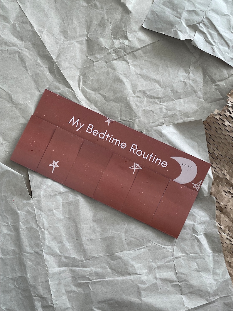 Editable Flip Chart Visual Schedule for Kids Canva Template ...