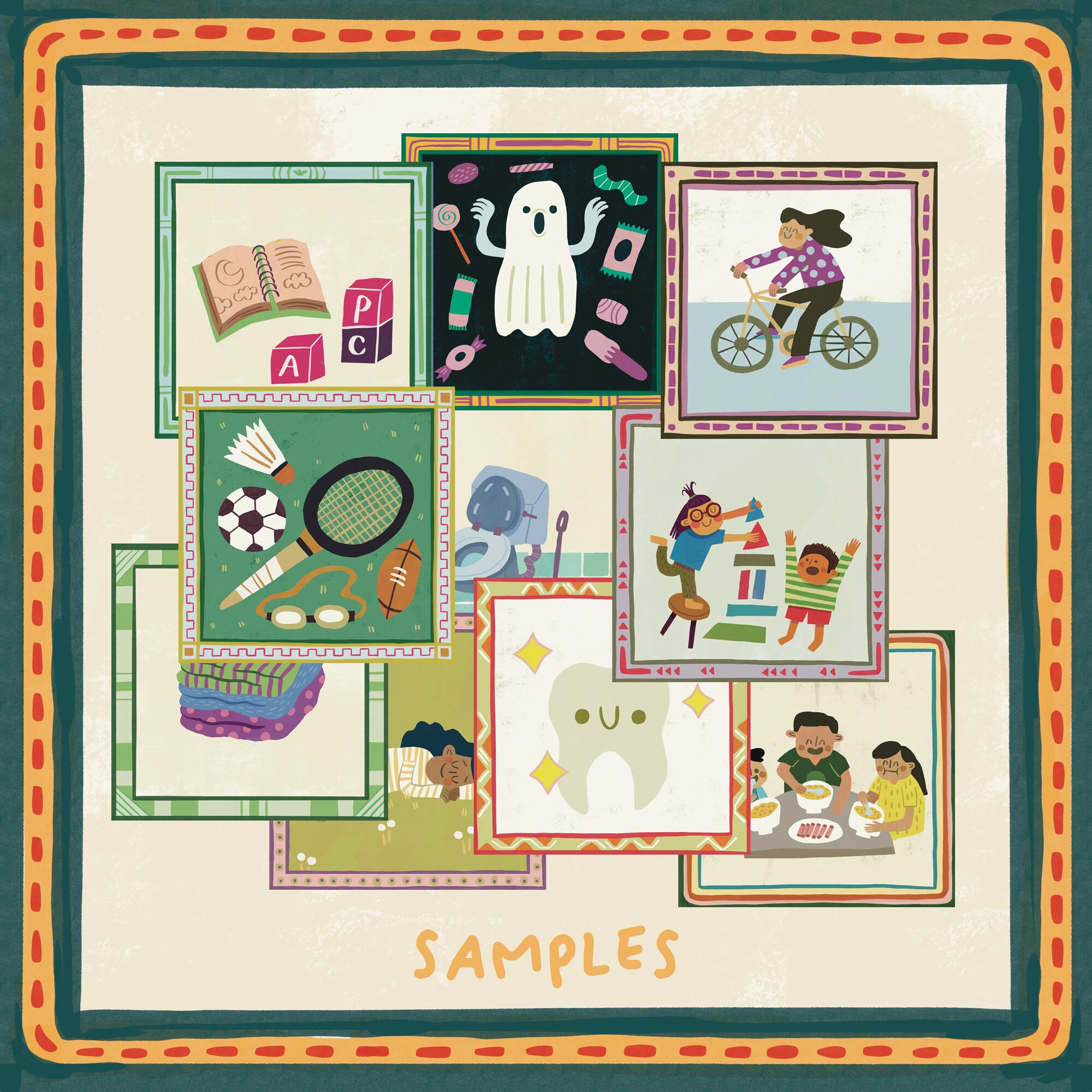 350 Canva Maximalist Kids Routine Cards 10 Charts Toddler Visual ...