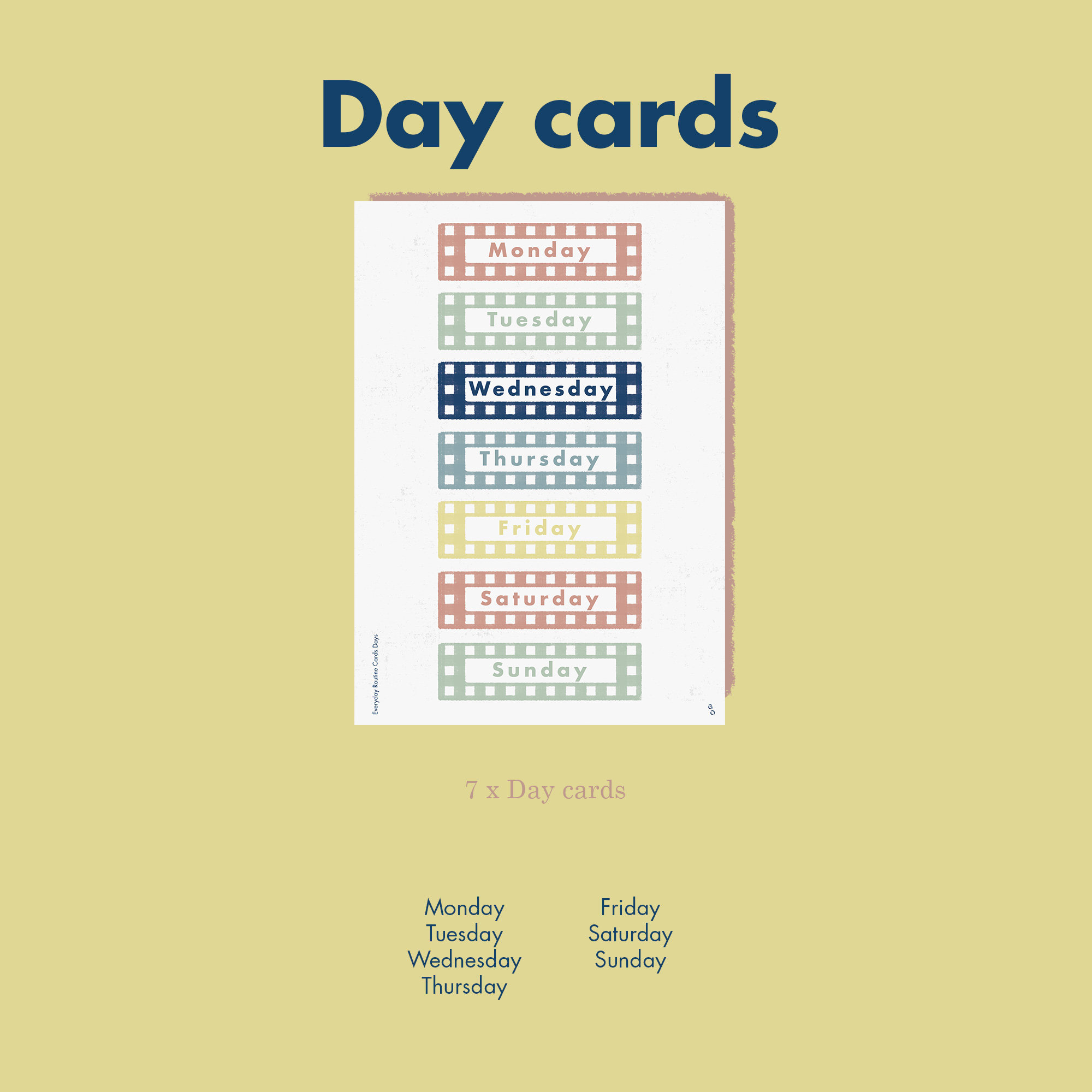 Kids Visual Routine Chart & Cards: Montessori Printable (digital ...