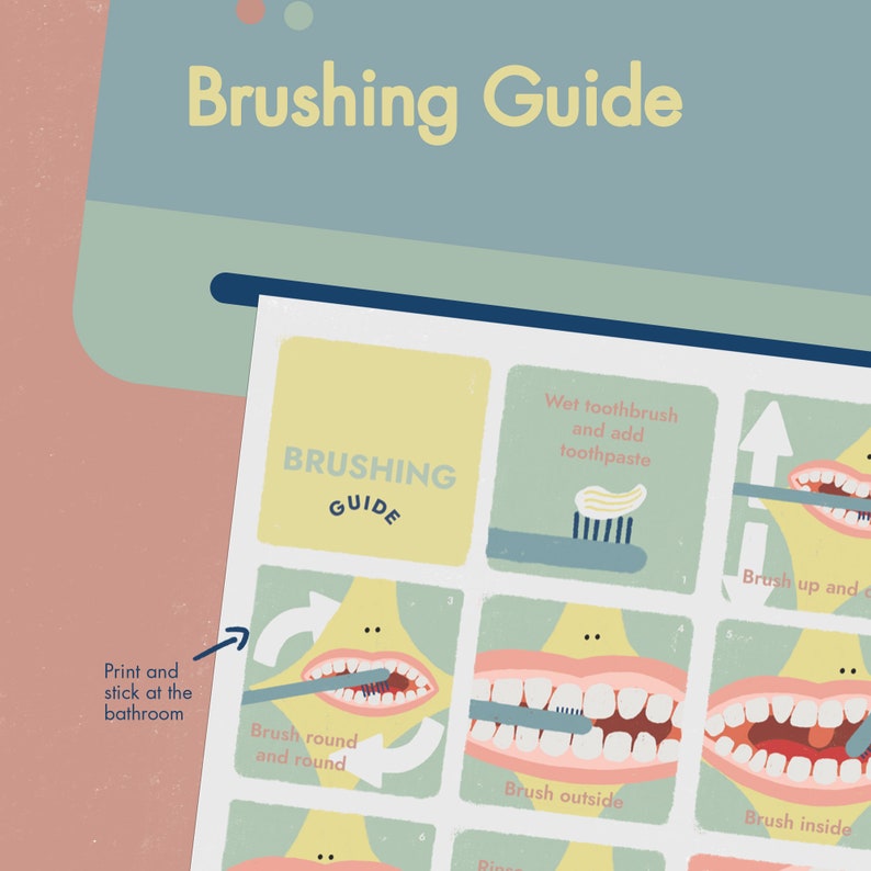 Brush Teeth Reward Chart Printable | Brushing Teeth Editable Bundle ...