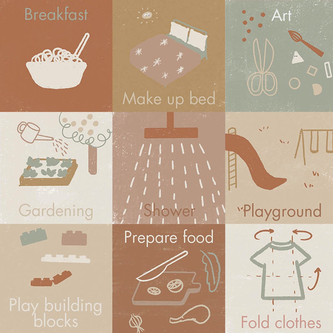 240 Editable Boho Kids Routine Cards 10 Charts Mega Pack - Etsy Australia