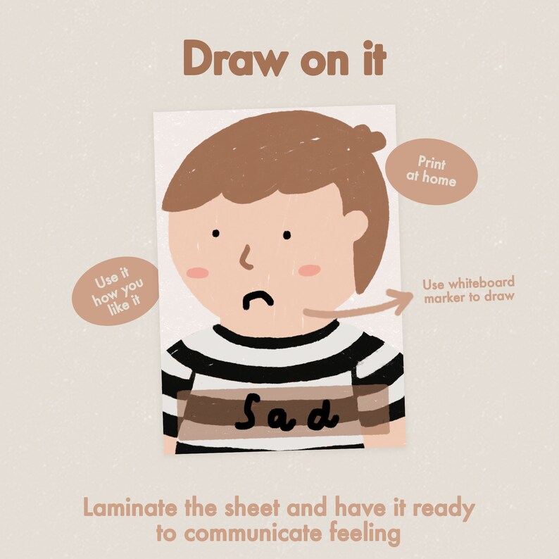 Printable Emotion Activity | Emotion Recognition Activity | Feeling ...