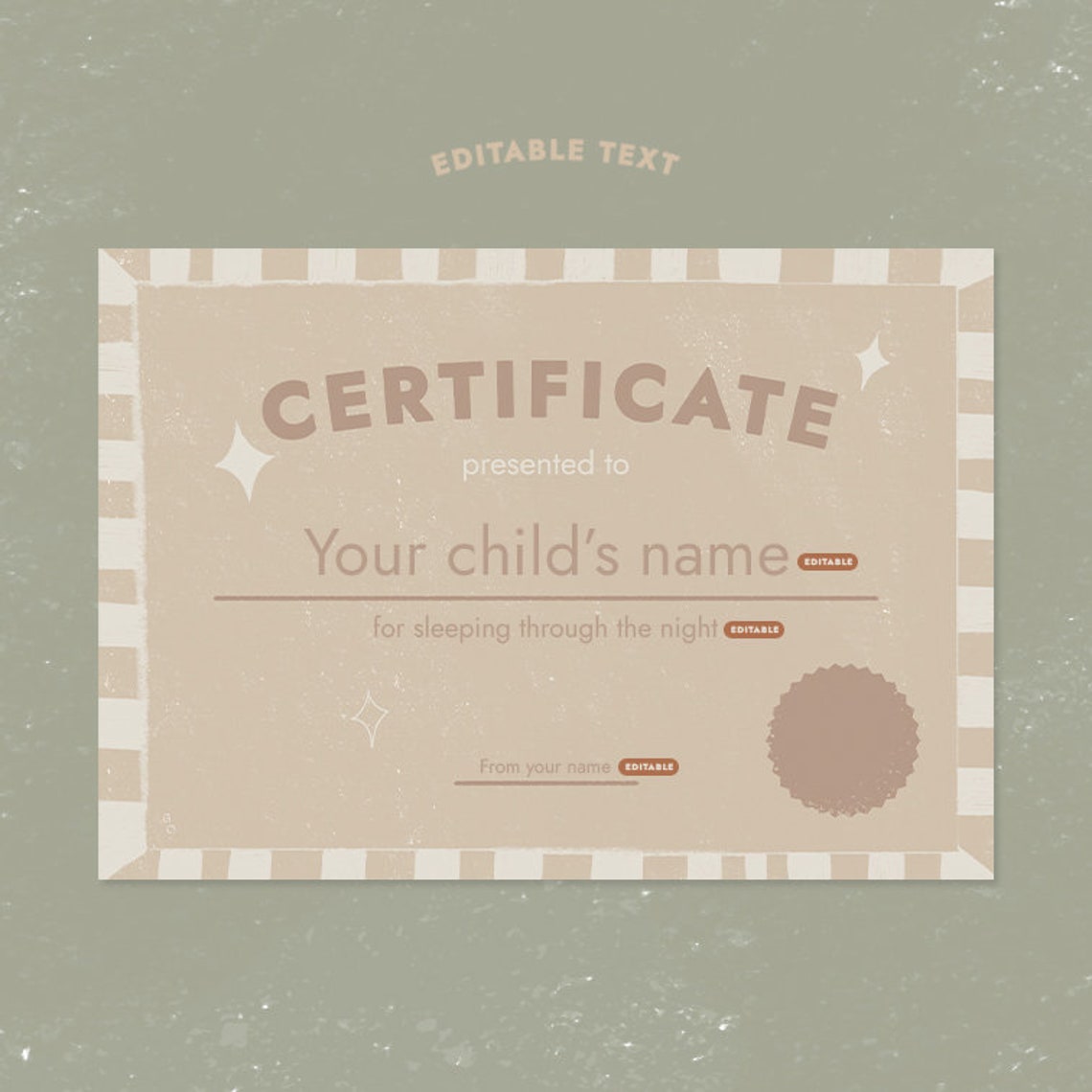 Editable Kids Certificate Bundle: Boho Homeschool Printable (PDF) - Etsy