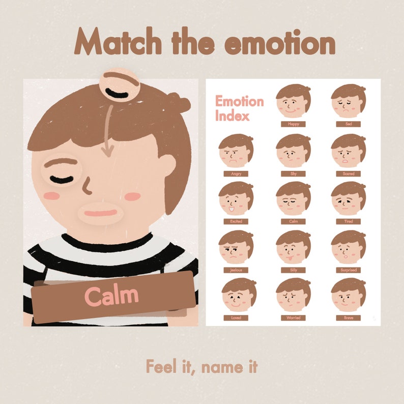 Printable Emotion Activity | Emotion Recognition Activity | Feeling ...