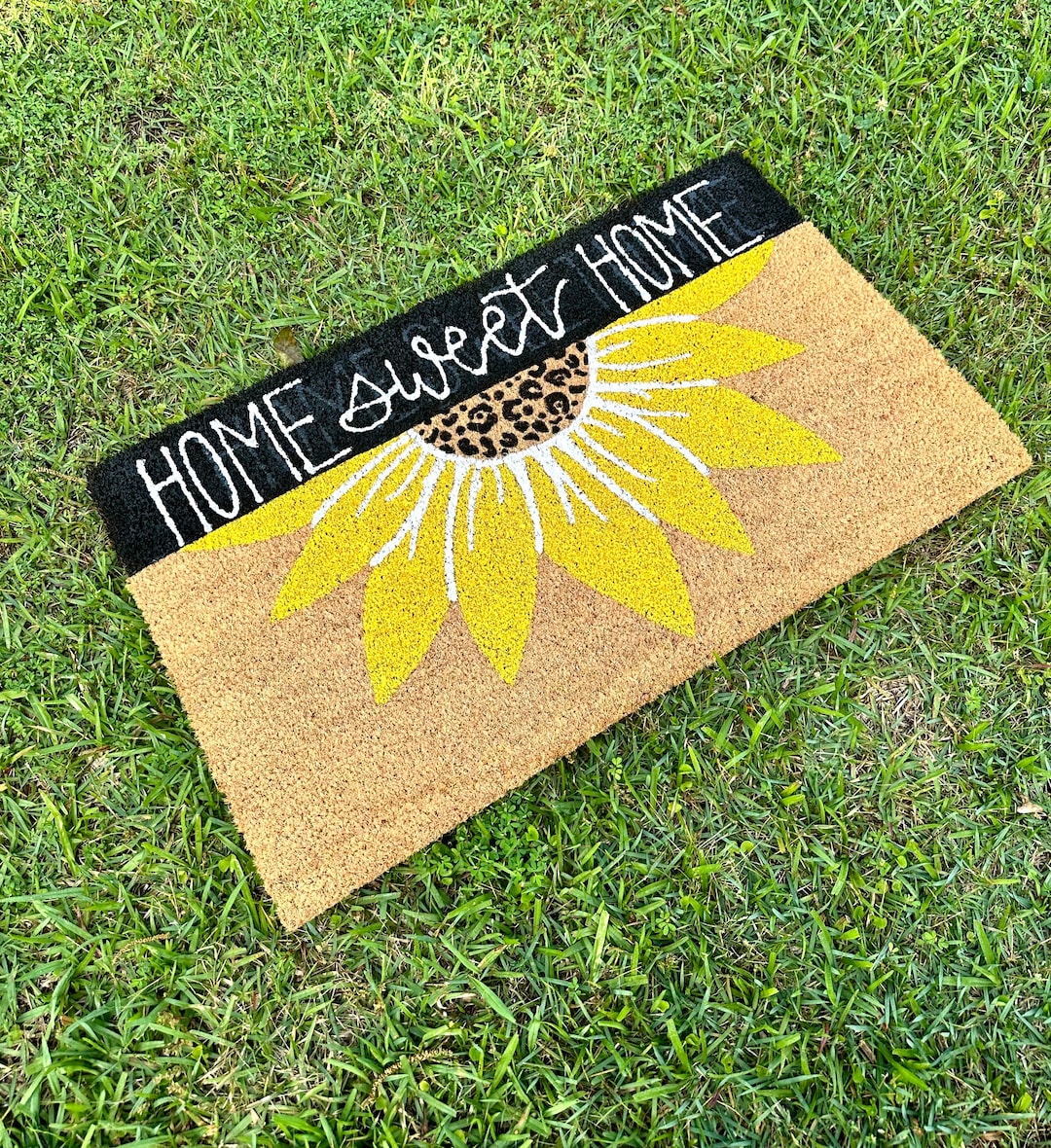 Sunflower Door Mat - Etsy