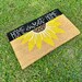Sunflower Door Mat - Etsy