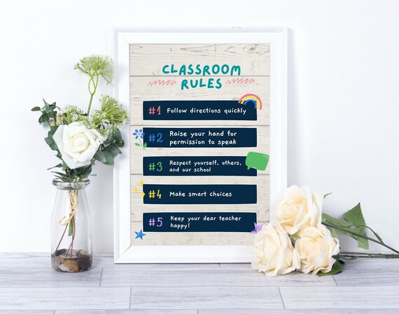 Classroom Rules / Whole Brain Teaching | Etsy