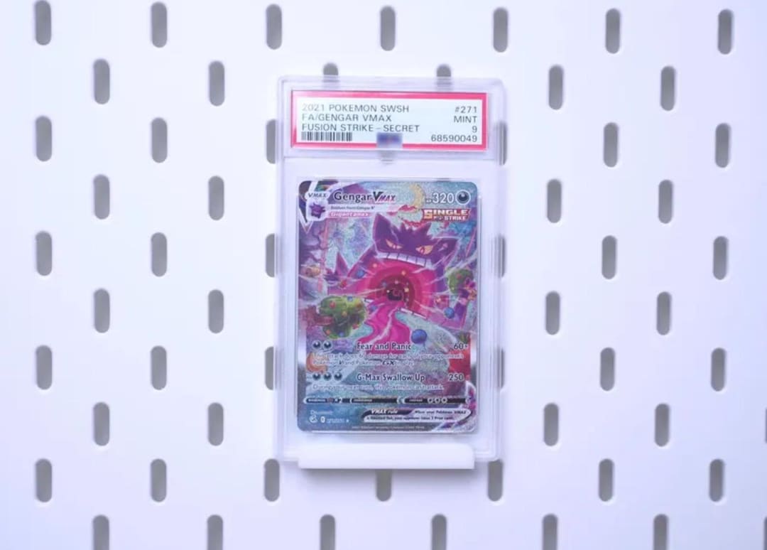 PSA Graded Pokemon Card Holder for IKEA SKADIS Peg Board - Etsy