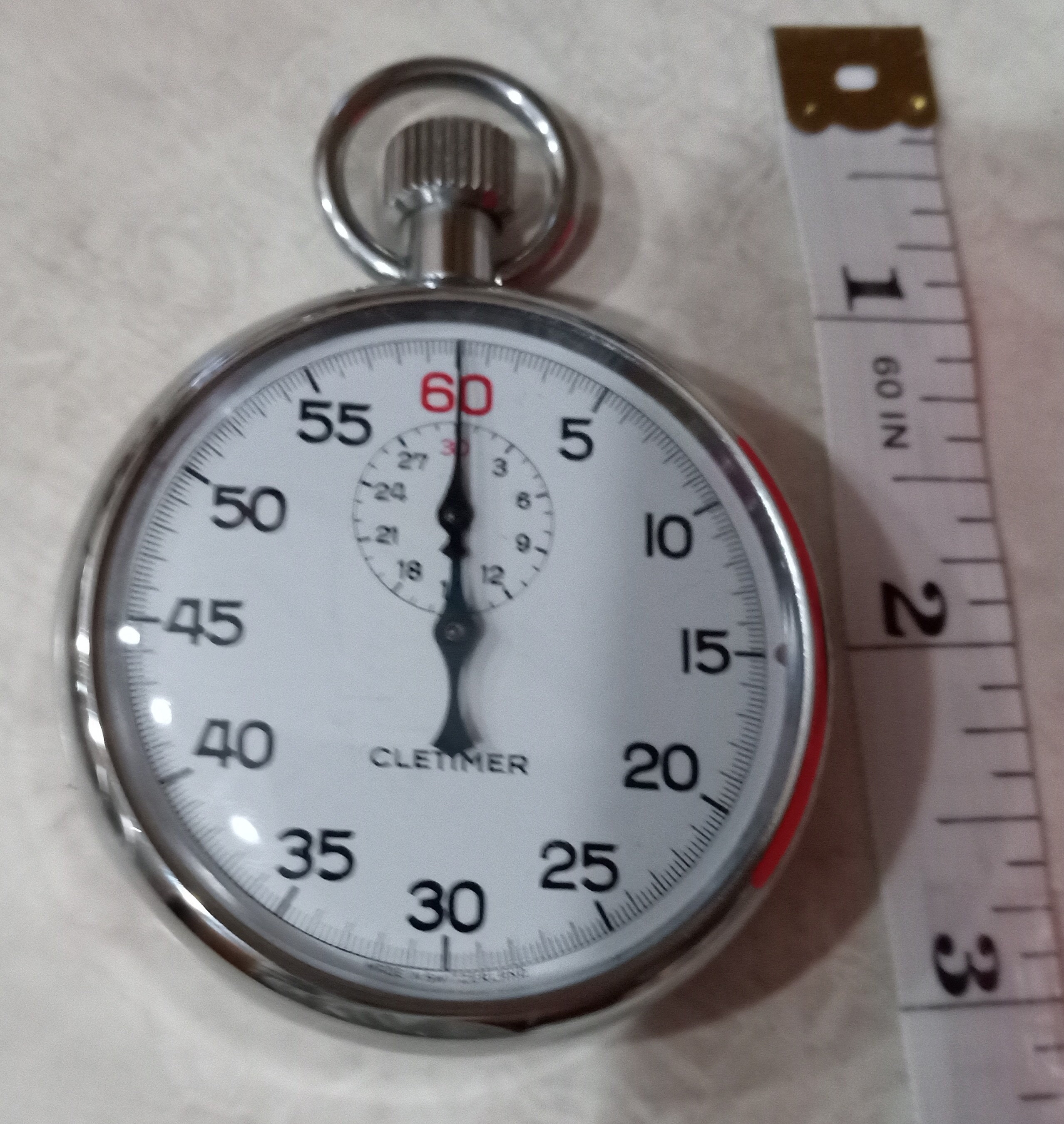 Stop Watch by Cletimer of Switzerland Sold by Clebar Watch Co New York ...