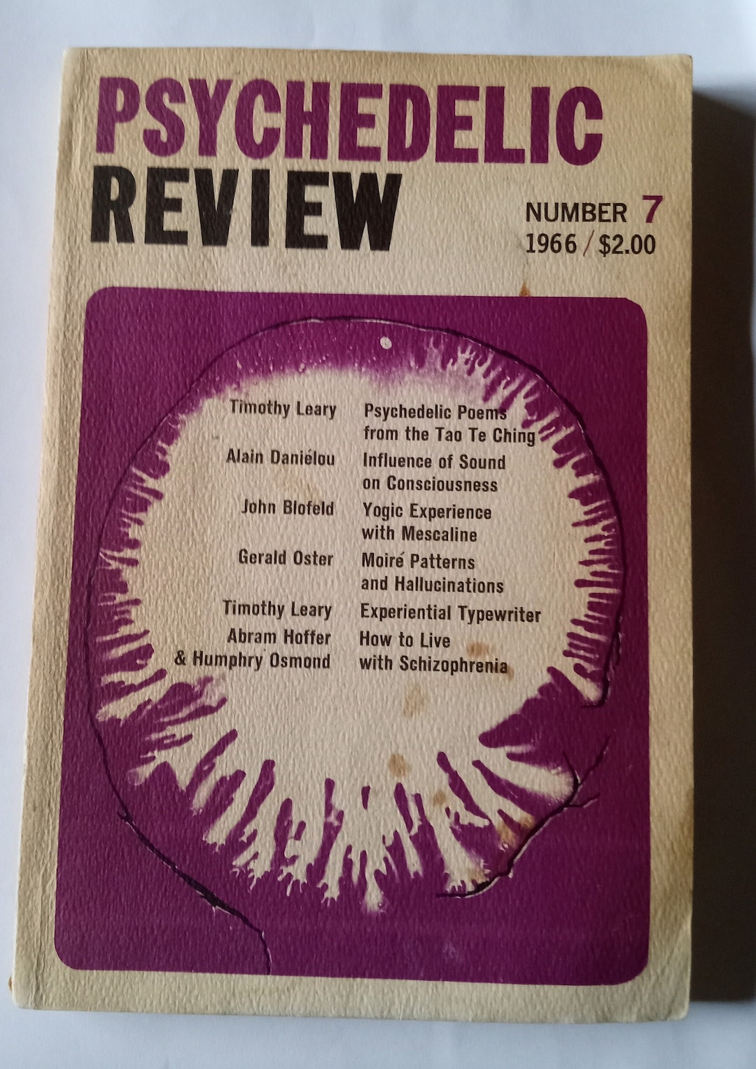 Psychedelic Review Paperbound Book Volume #7 Published in 1966 Vintage ...