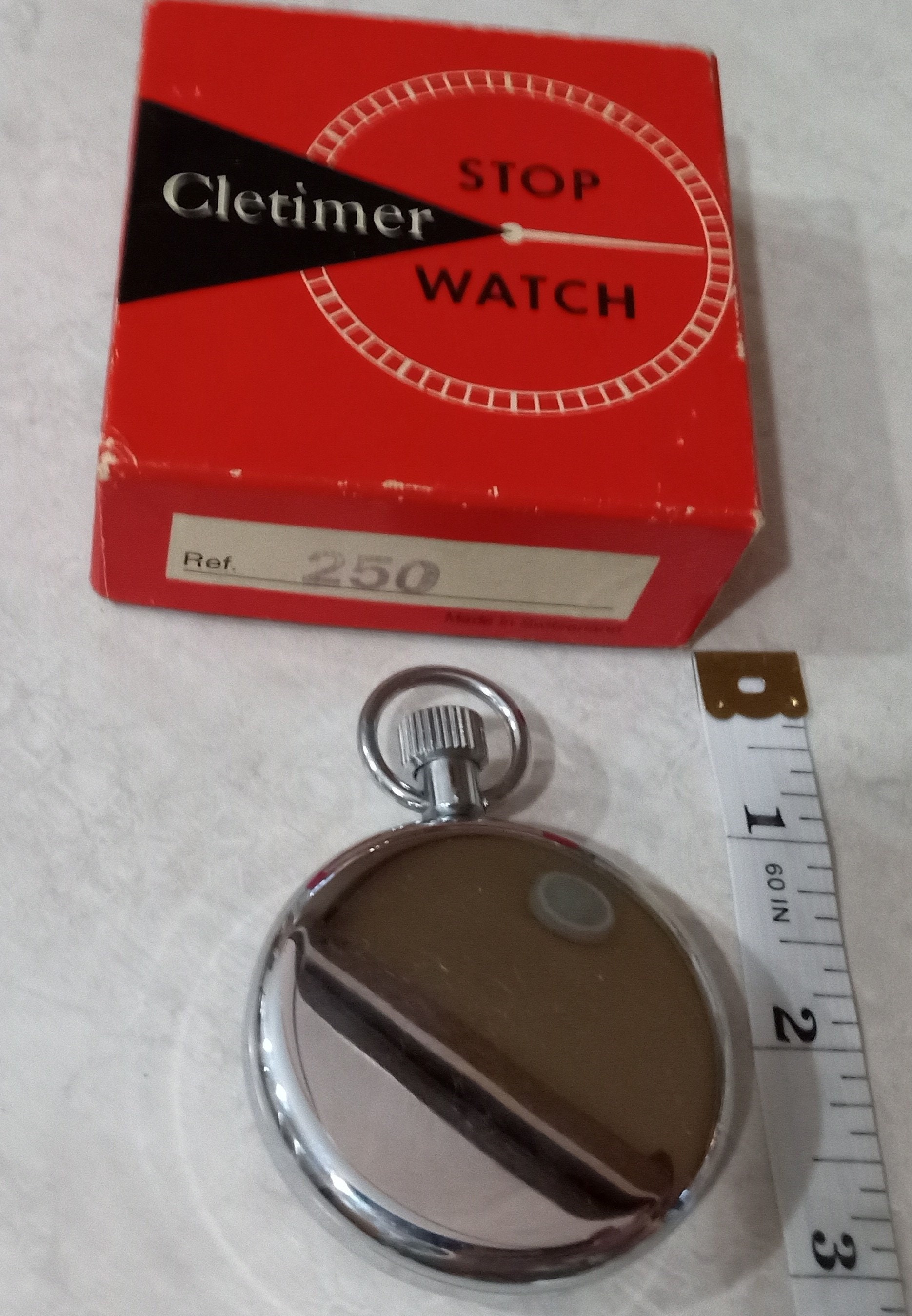 Stop Watch by Cletimer of Switzerland Sold by Clebar Watch Co New York ...