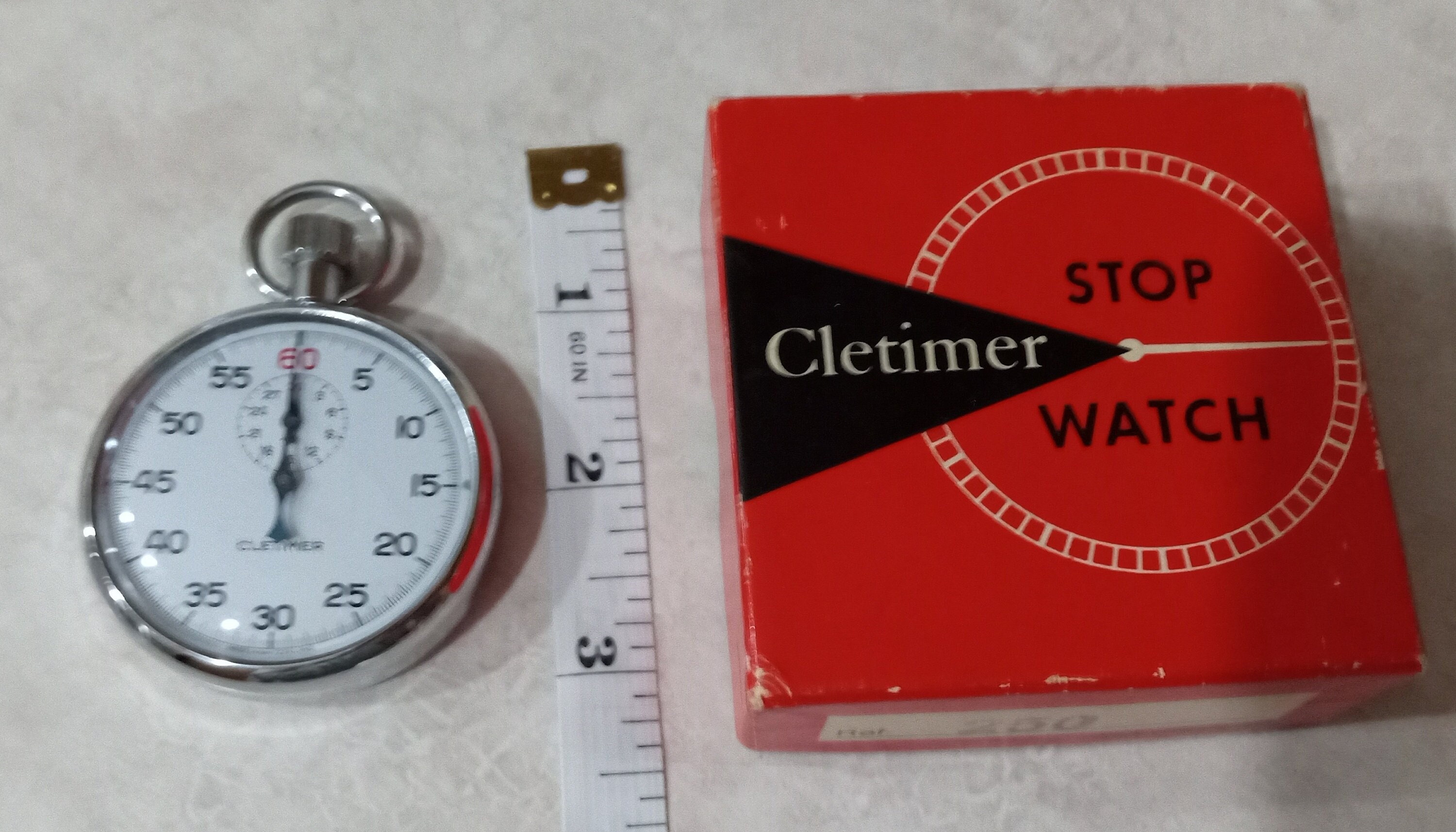 Stop Watch by Cletimer of Switzerland Sold by Clebar Watch Co New York ...
