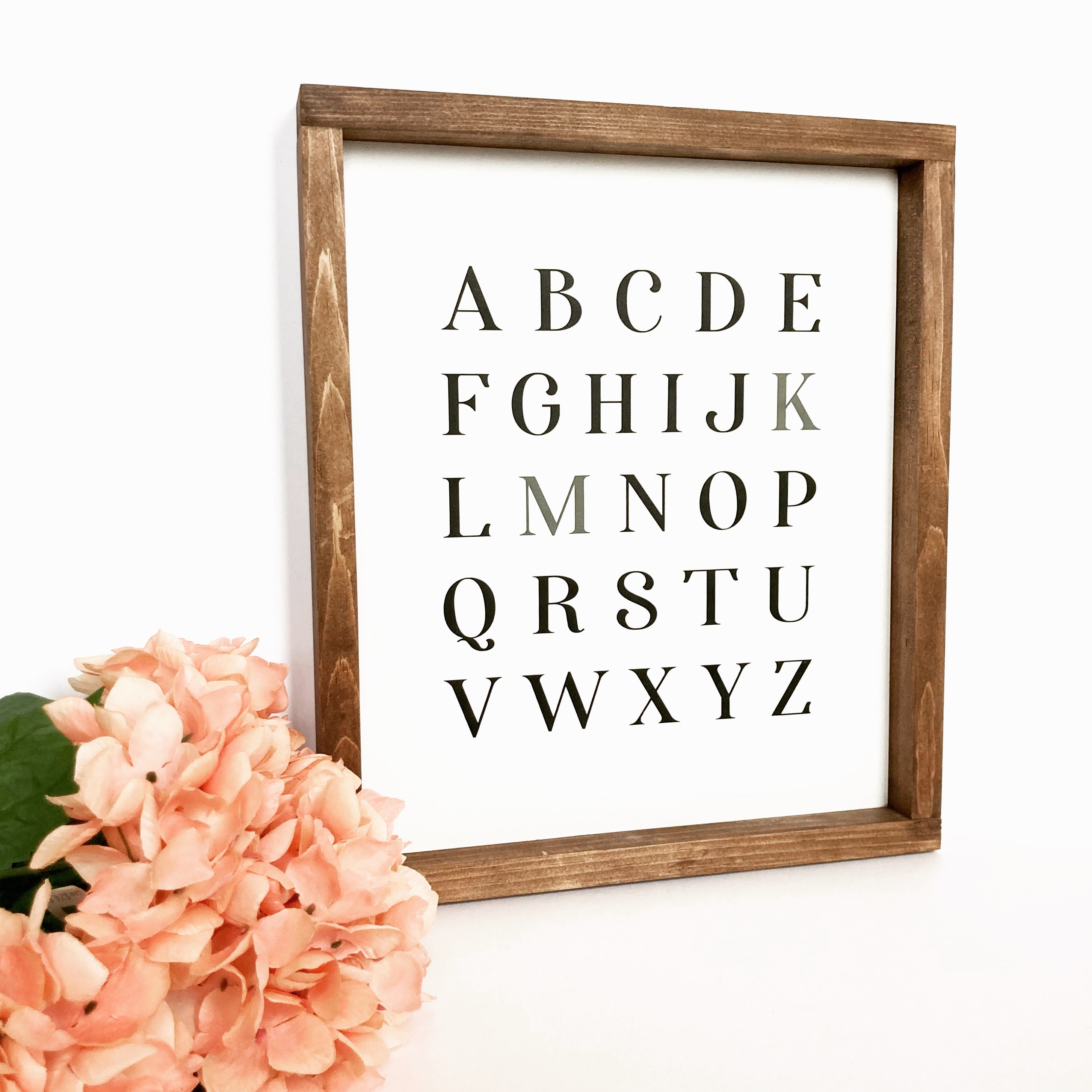Custom Alphabet Sign Playroom Sign Personalized Kids Sign - Etsy