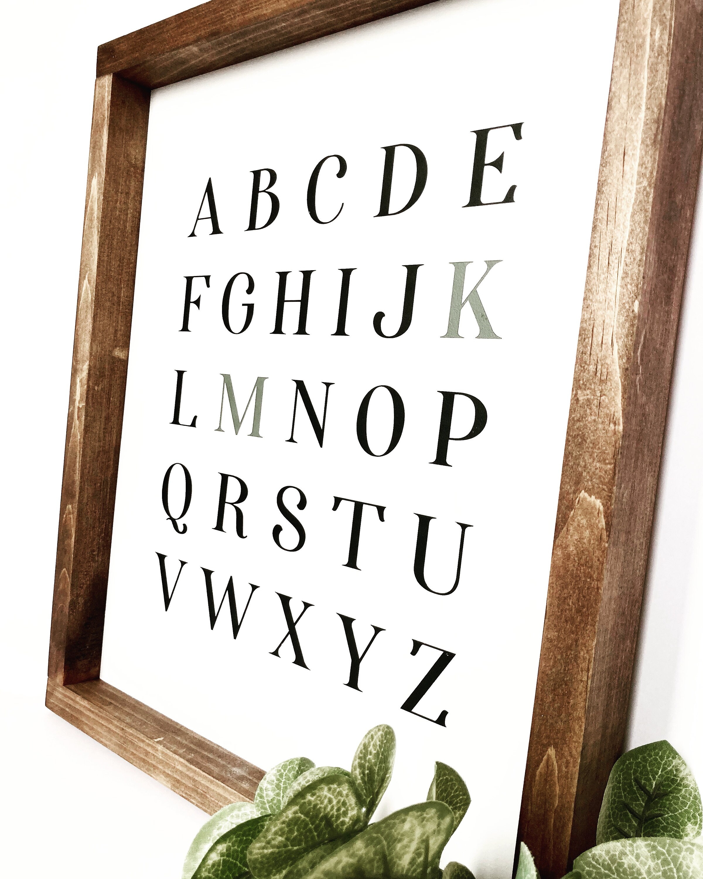 Custom Alphabet Sign Playroom Sign Personalized Kids Sign - Etsy