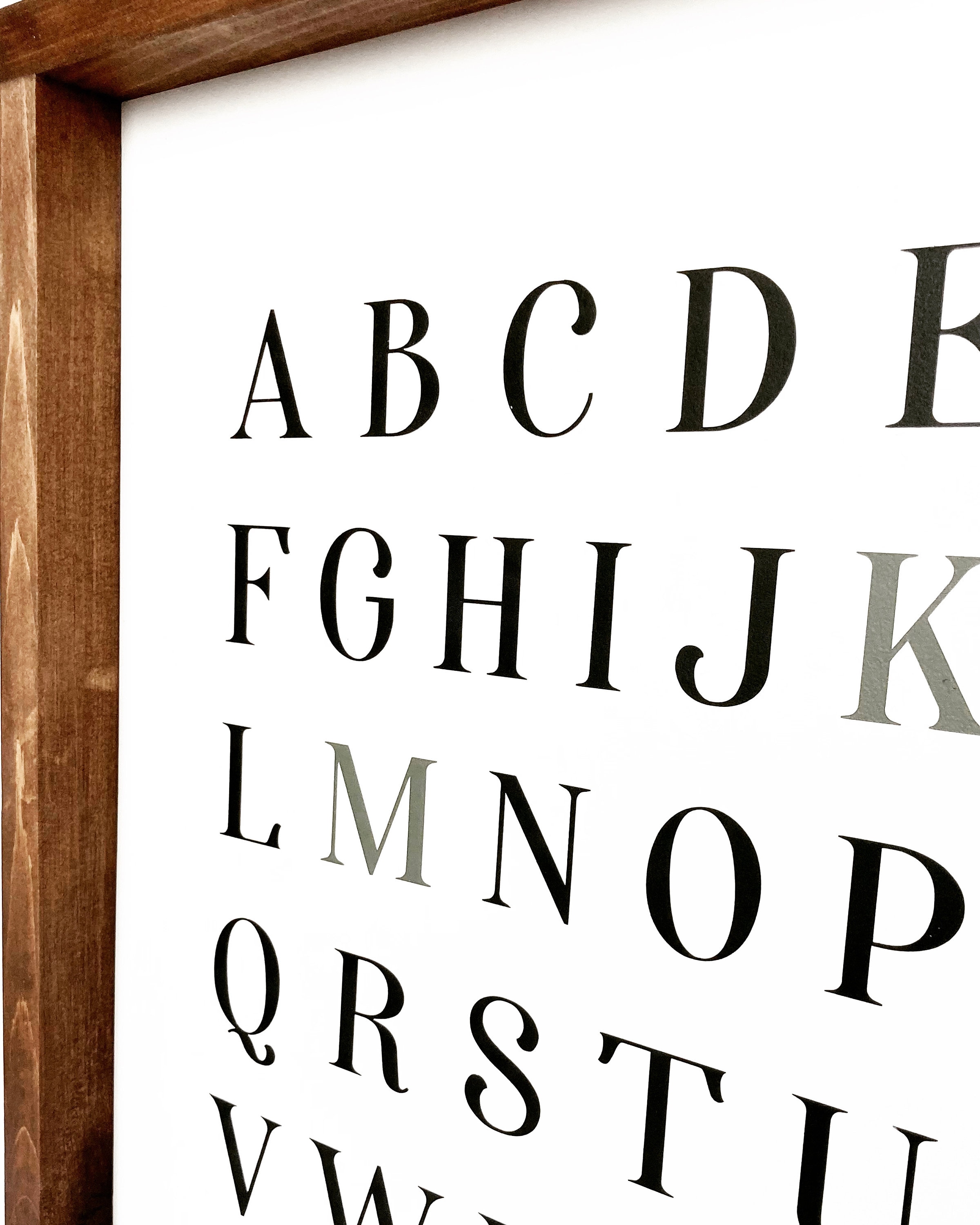 Custom Alphabet Sign Playroom Sign Personalized Kids Sign - Etsy