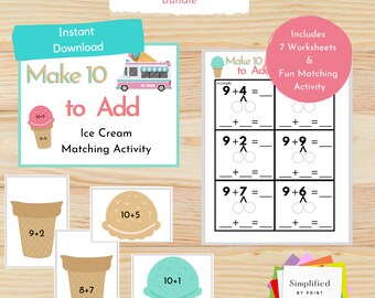 First Grade Adding - Etsy