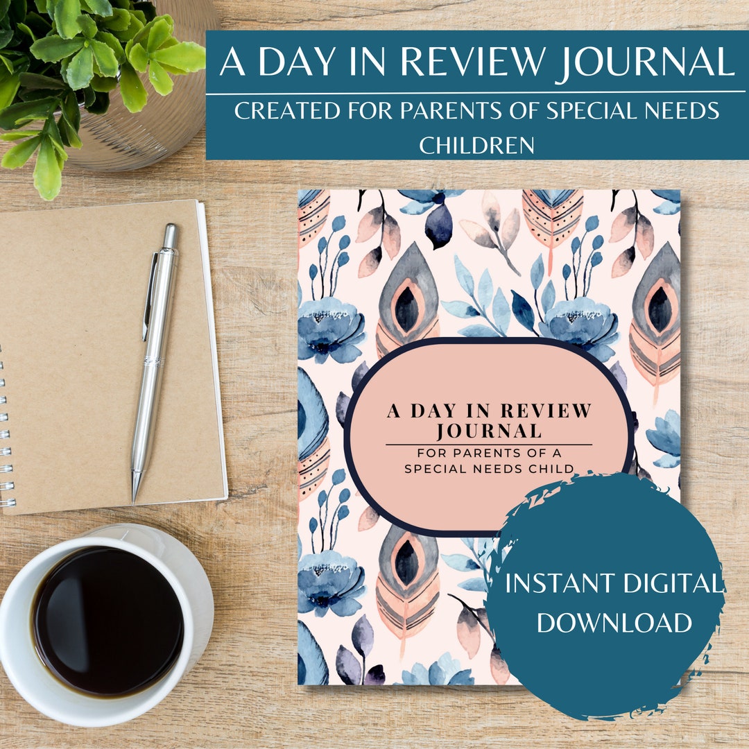 A Day in Review Journal for Parents of Special Needs/autistic/adhd ...