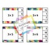 Multiplication Math Clip Cards / Flash Cards/ Multiplication Activities ...