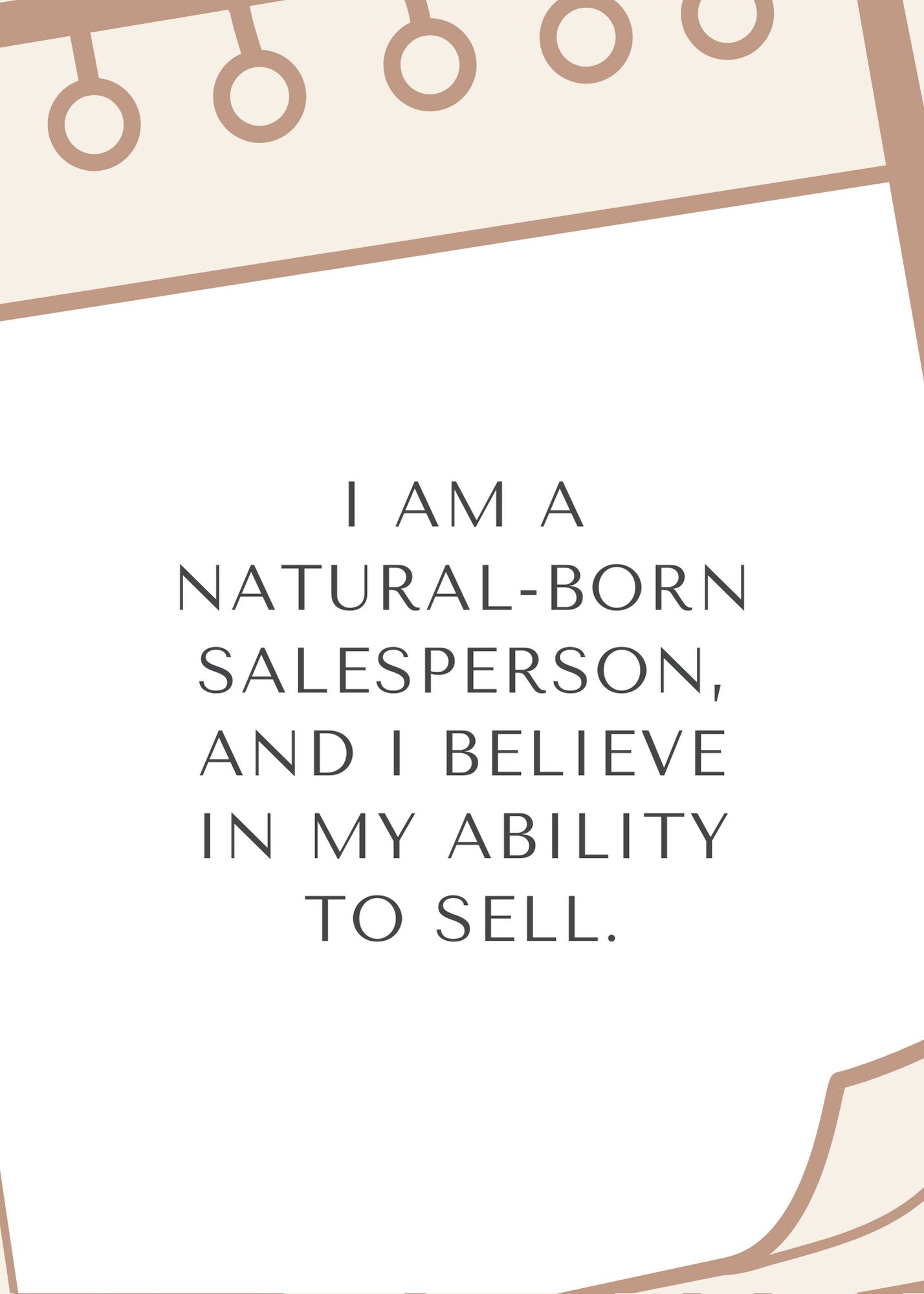 Sales Confidence Affirmation Cards Digital Affirmation Cards - Etsy
