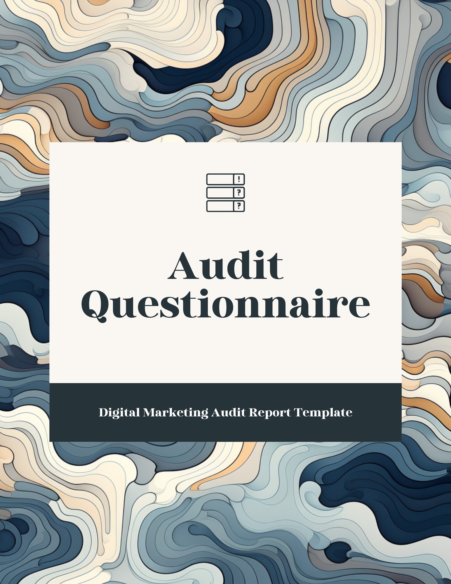 Digital Marketing Audit Report Template Digital File Fully Editable ...