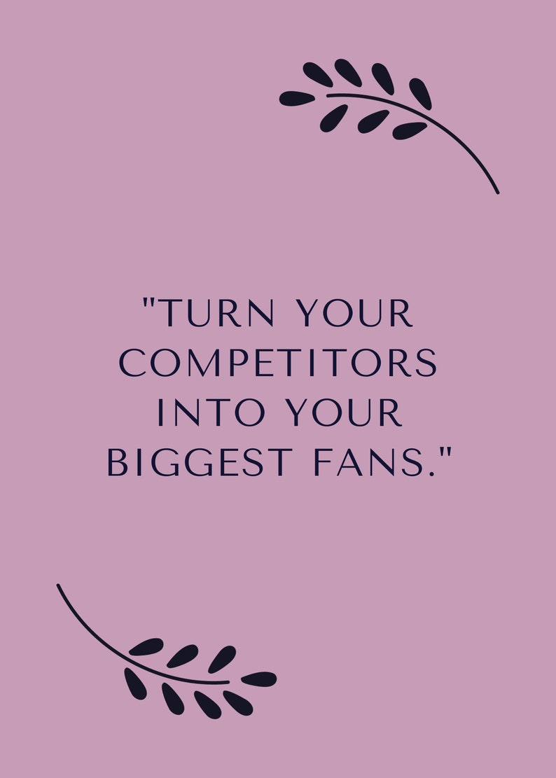 Competition Business Quotes Digital Affirmation Cards Print Ready ...