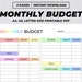 Monthly Budget Overview Template Printable, Budget Binder, Budget ...